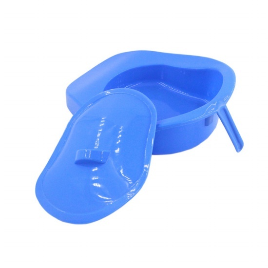 Plastic bedpan with Lid and Cover
