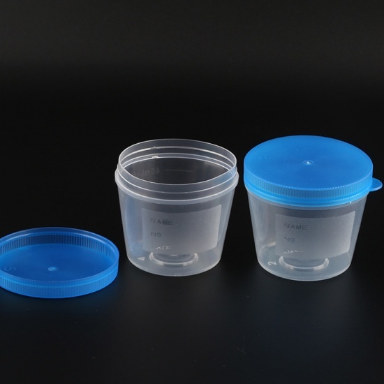 Disposable urine collection measuring container stool urine sample cup